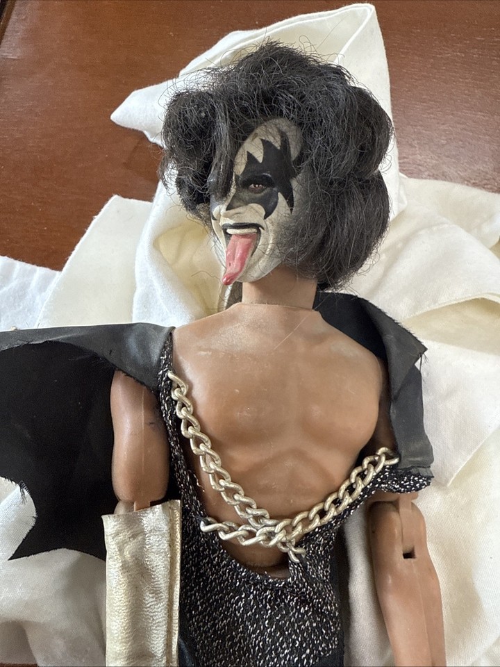 KISS - Vintage Mego 12" Gene Simmons The Demon Action Figure Doll 1977 ...