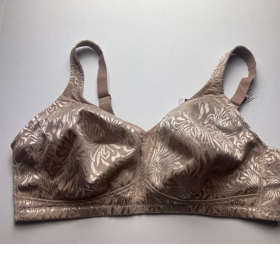 Deyllo Non Padded Wireless Bras Plus Size Full Coverage Minimizer Bra ...