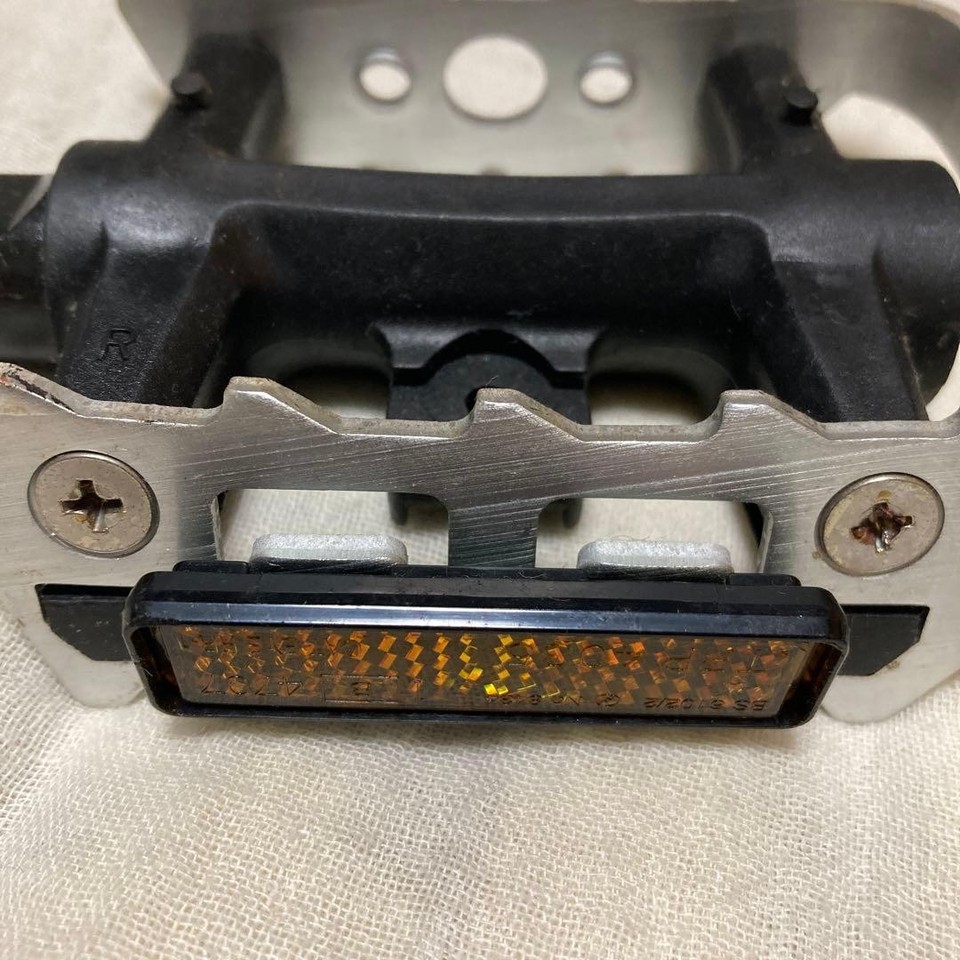 pedale wellgo LU982 argento/nero | eBay