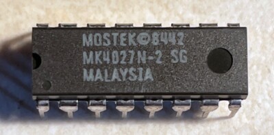 Mostek MK4027N-2 4027 - 4,096 x 1 Dynamic RAM - NOS | eBay