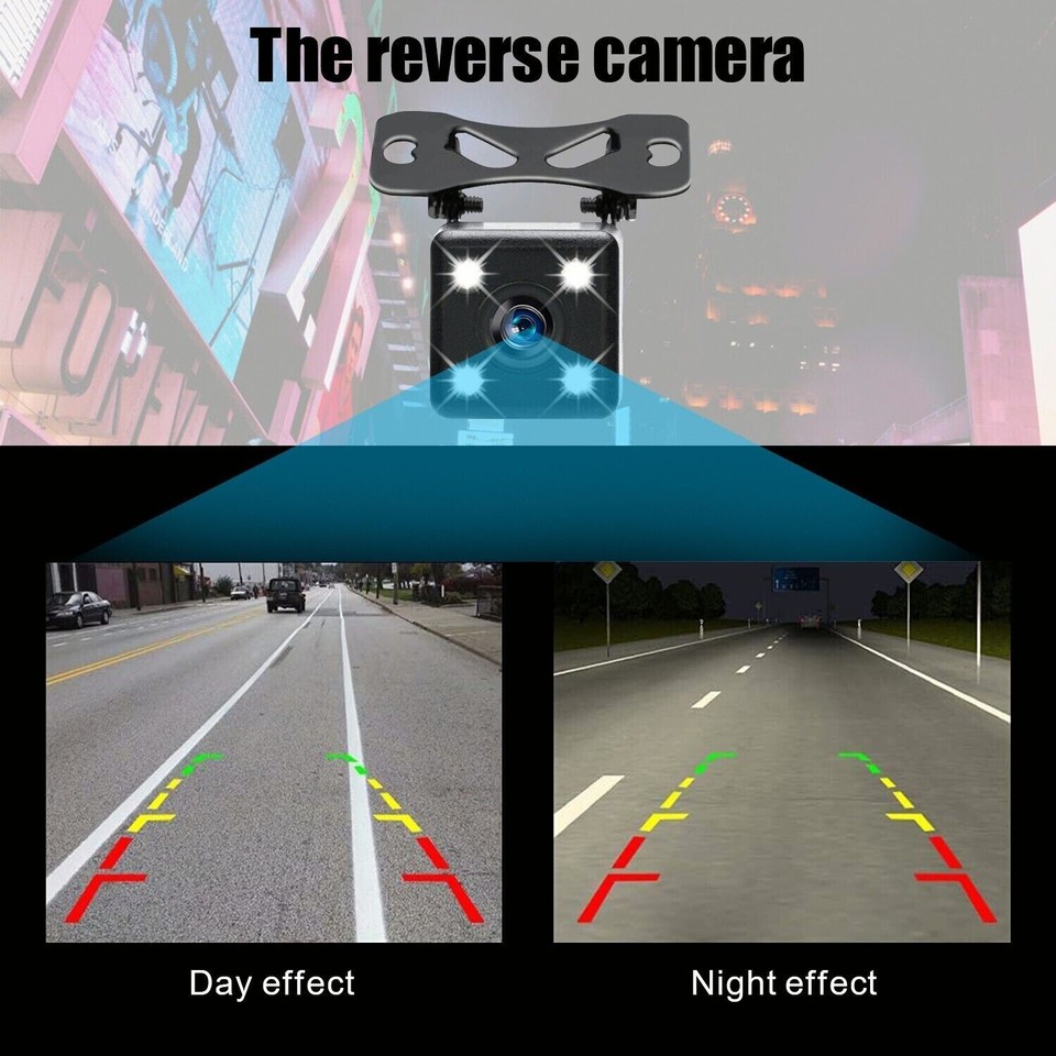 4.3" Car Rear View Mirror Monitor OEM No1 Bracket+Backup Camera For ...