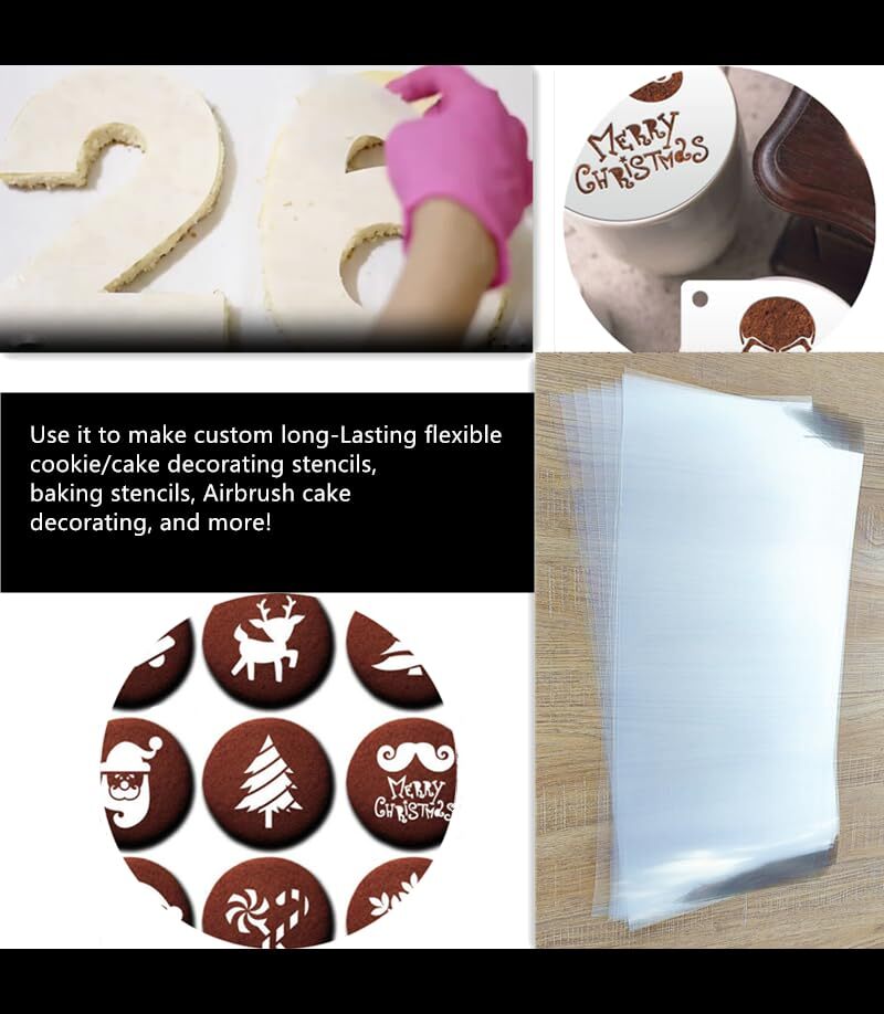 Transparency Mylar Stencils Sheet for Cutting Machines12inchs x 80ft ...