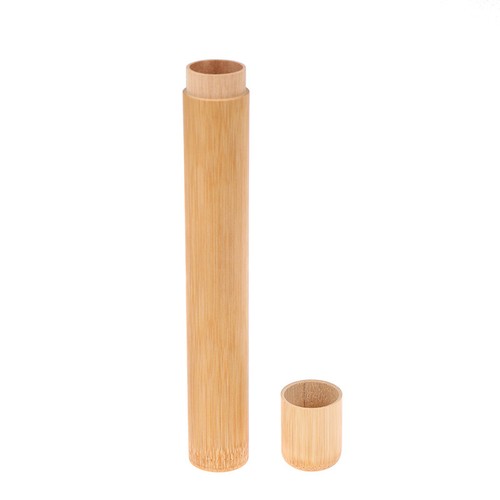 Natural Bamboo Toothbrush Tube Toothbrush Holder Toothbrush Case Bamboo ...