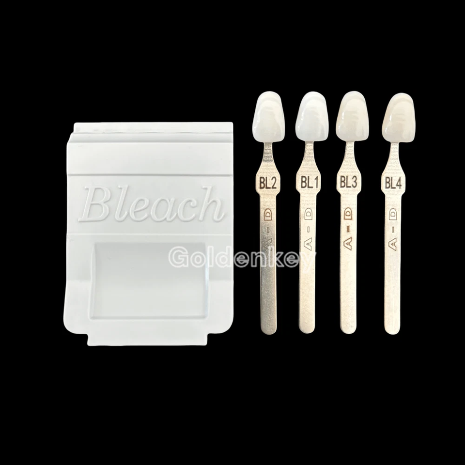Dental Bleach Shade Guide BL1 4Colors Bleached Chart Teeth Based Vita ...