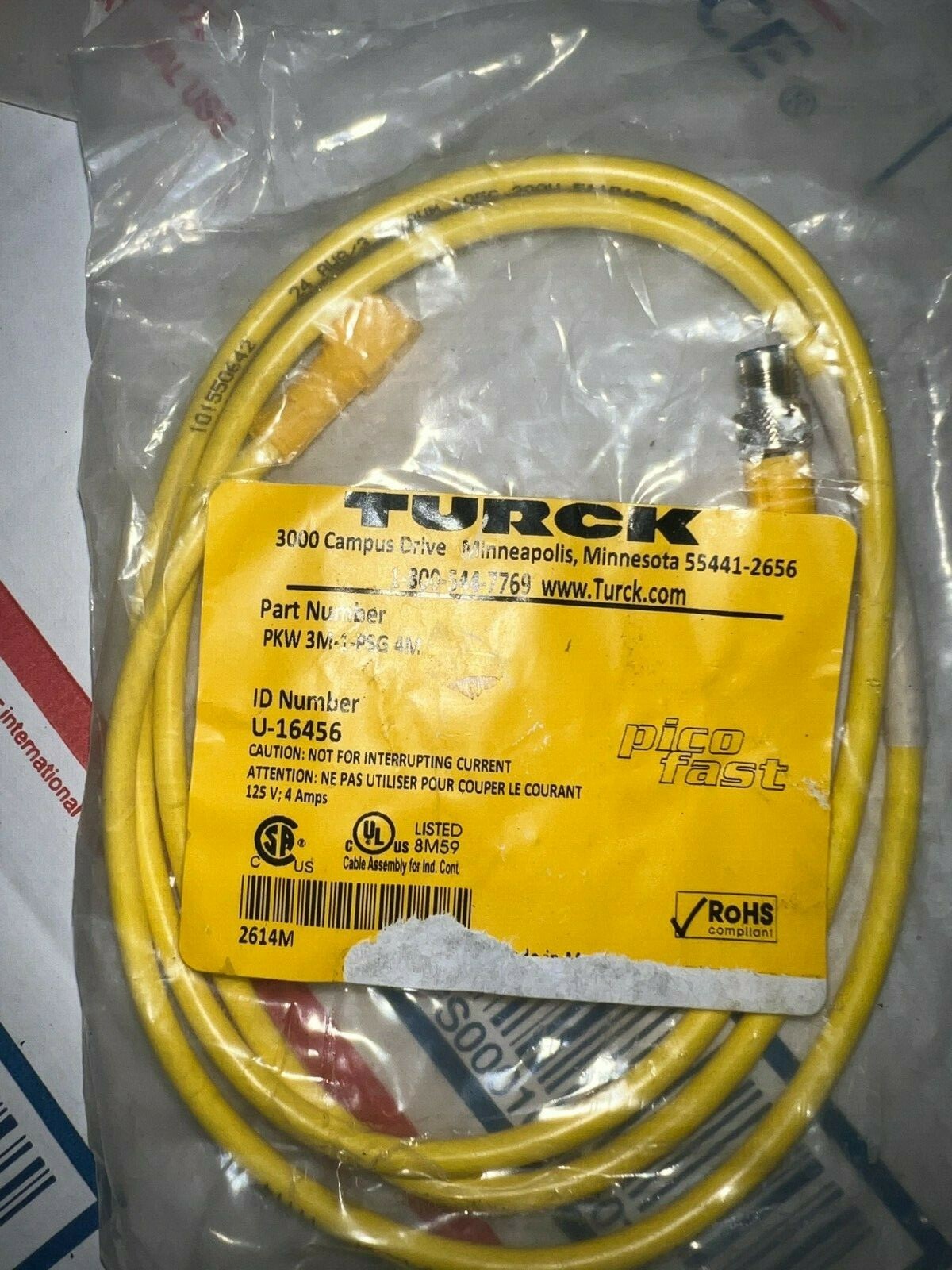 TURCK PKW 4M-1-PSG 3M cable | eBay