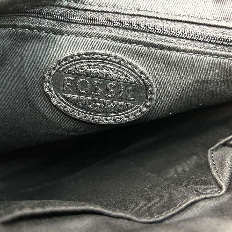 :Sturdy Urban FOSSIL Heavy Cloth Black/Cream Striped Crossbody Bag | eBay