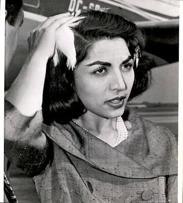 LG31 1958 Wire Photo PRINCESS FATEMEH PAHLAVI Beautiful Glamorous ...