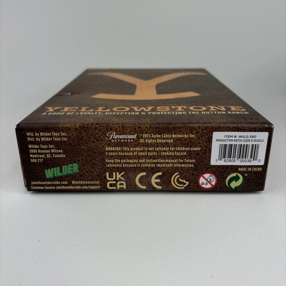 Wilder Yellowstone The Card Game Based On Hit Show Yellowstone/Dutton ...