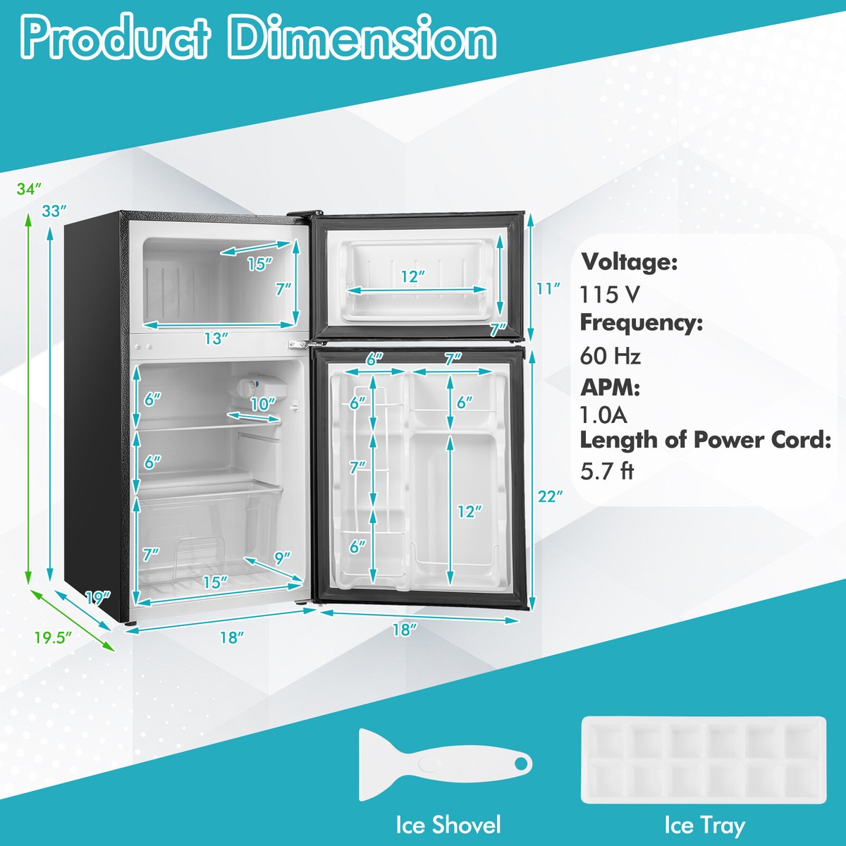 Mini Fridge Dimensions Subcold Eco50 Mini Fridge Black