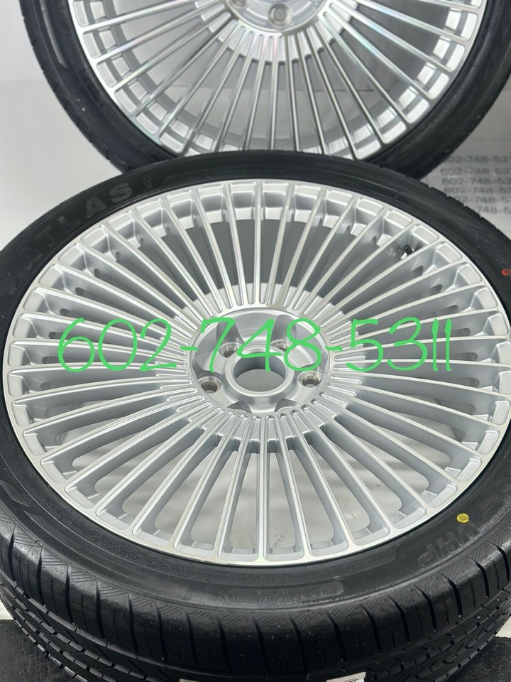 24" INCH CADILLAC ESCALADE RIMS Wheels 4 set 6X139 PLATINUM SILVER W ...