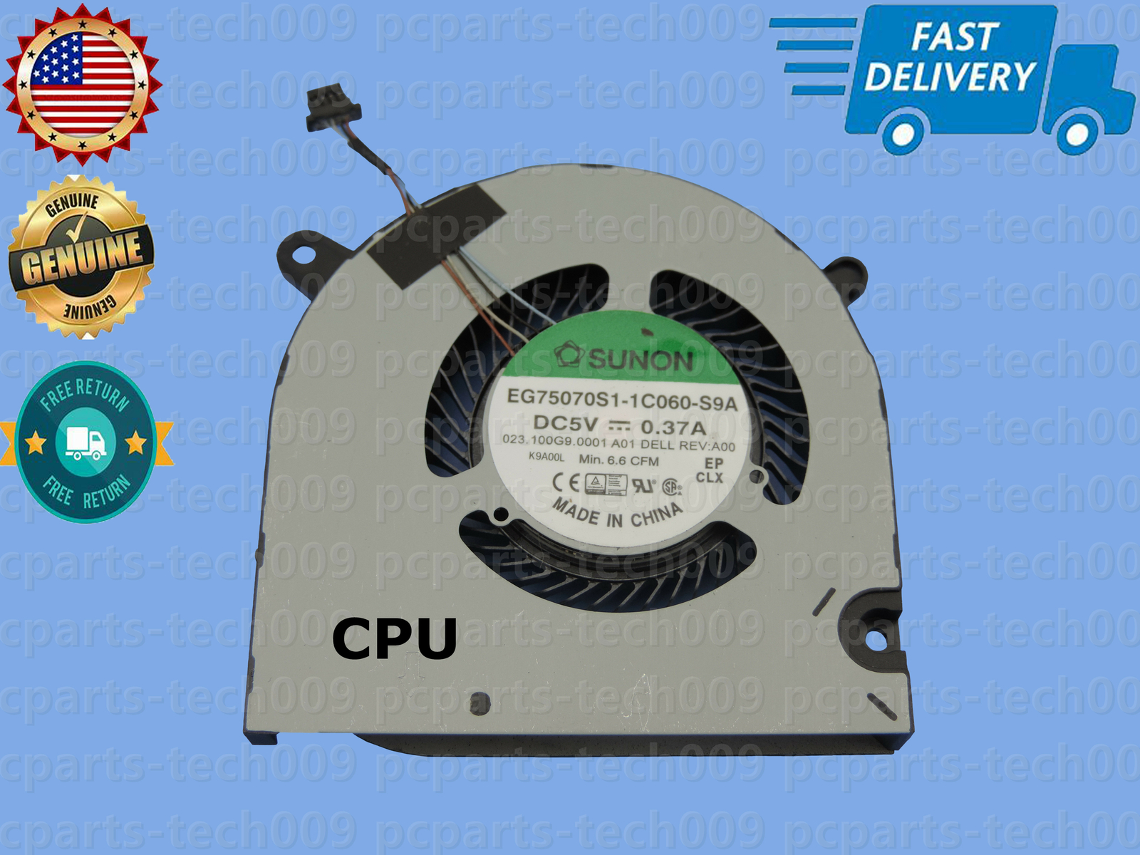 New Laptop CPU Cooling Fan For Dell G3-3590 023.100G9.0013 | eBay