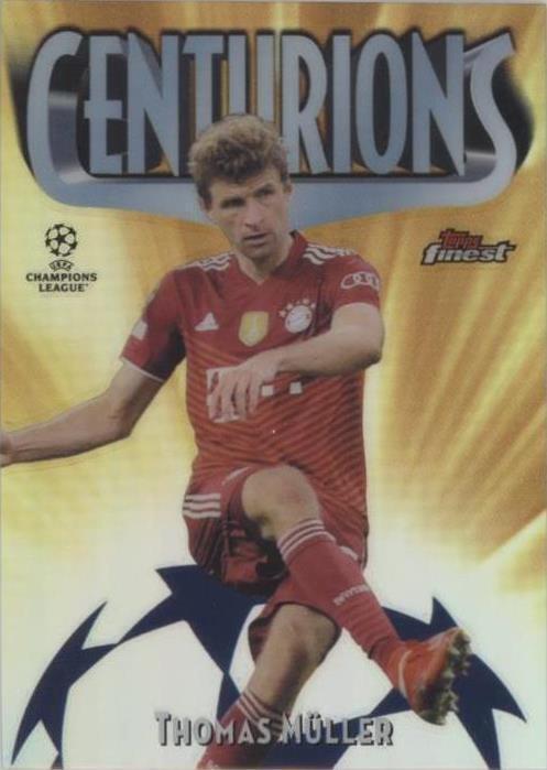 2021-22 Topps Finest UCL - 1998 Centurions Thomas Muller #TC-3 for sale ...