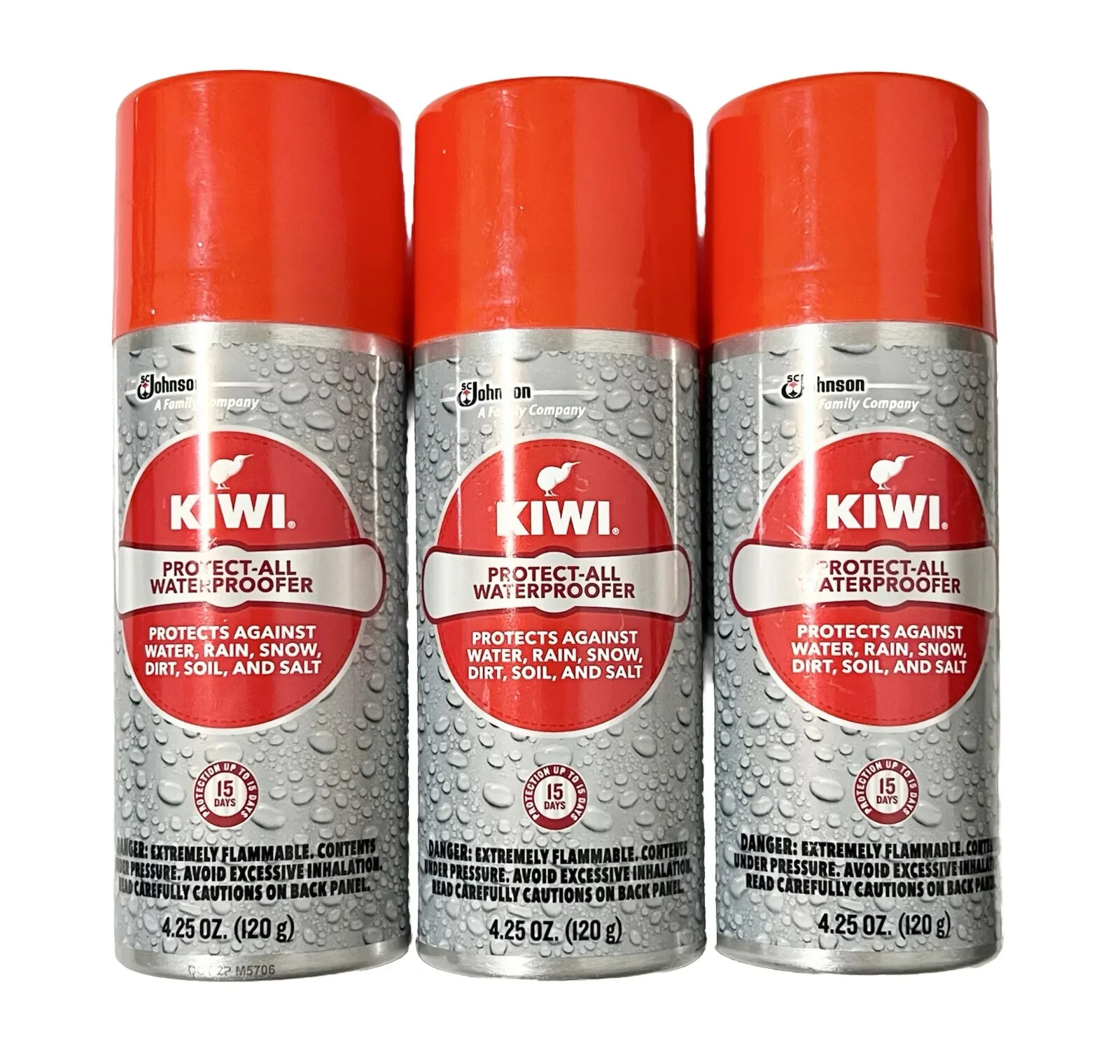 KIWI Leather Suede Textile Shoe Protect-All Waterproofer Spray 4.25 Oz ...