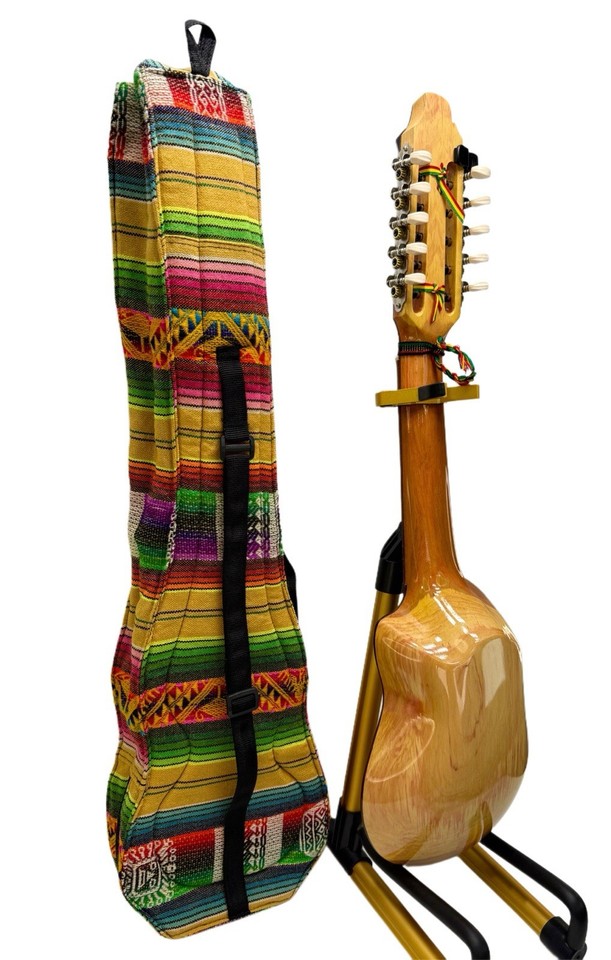 Bolivian Charango handmade Naranjillo Carved, Tuner, Charango Capo ...