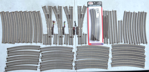 ATLAS CODE 83 SWITCHES & TRACK - HO SCALE - ELECTRIC SWITCHES - LOT OF ...