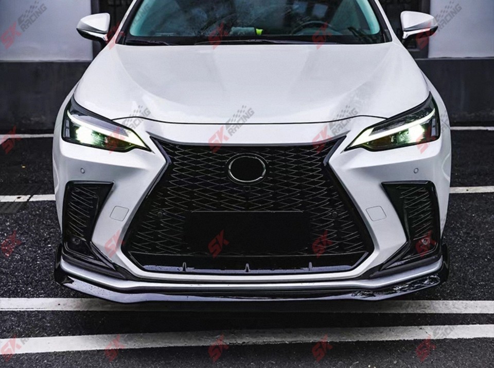 Glossy Black ABS Front Rear Bumper Lip Side Skirts Body Kits Fits Lexus ...