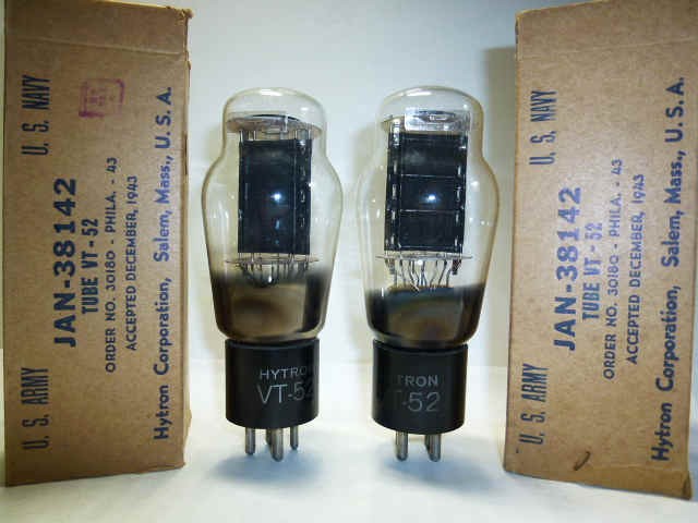Vacuum Tube Hytron Jan38142 VT-52 Electron Tube Used 4 Tubes Set | eBay