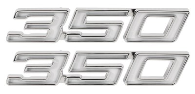 Front Fender Emblem 350 Pair 1970 1971 1972 Chevelle Malibu 1970 ...