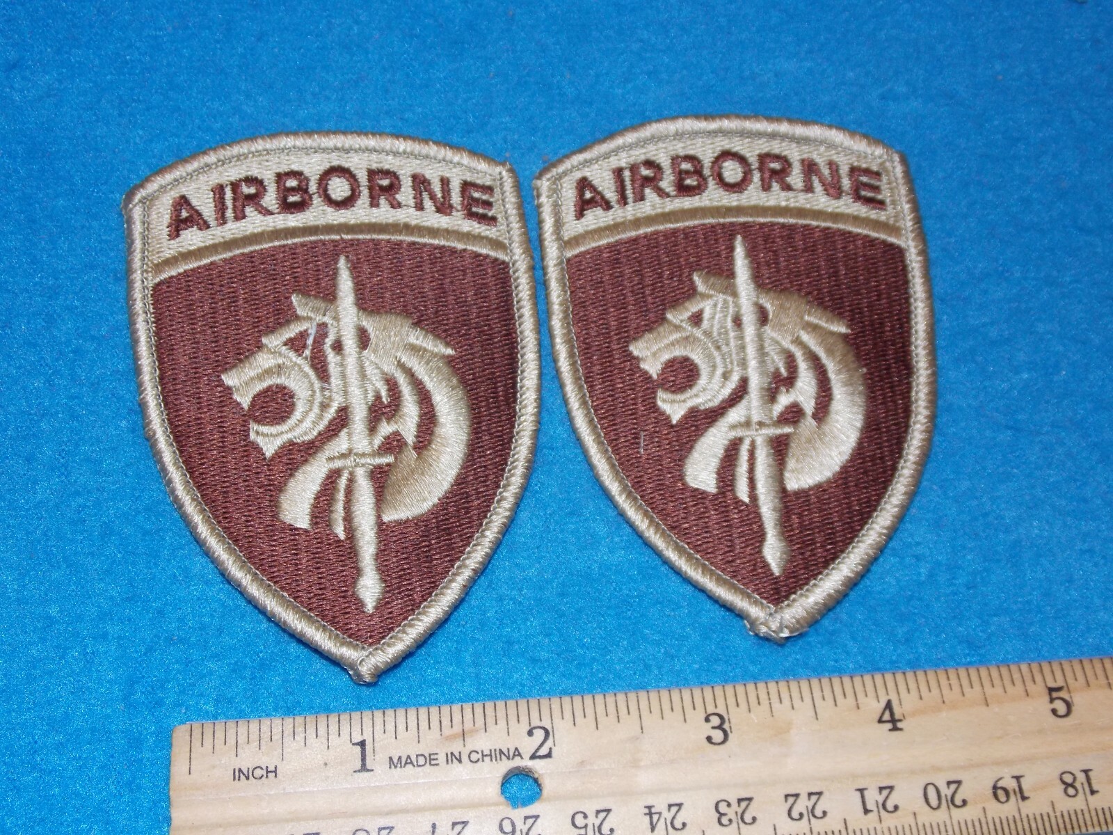 LOT OF 2 - Special Operations Command (SOCOM) Africa - Desert Shoulder ...