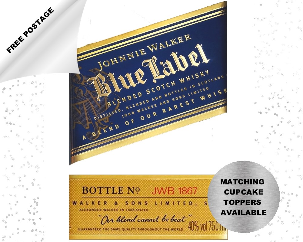Johnny Walker Blue Label Cake