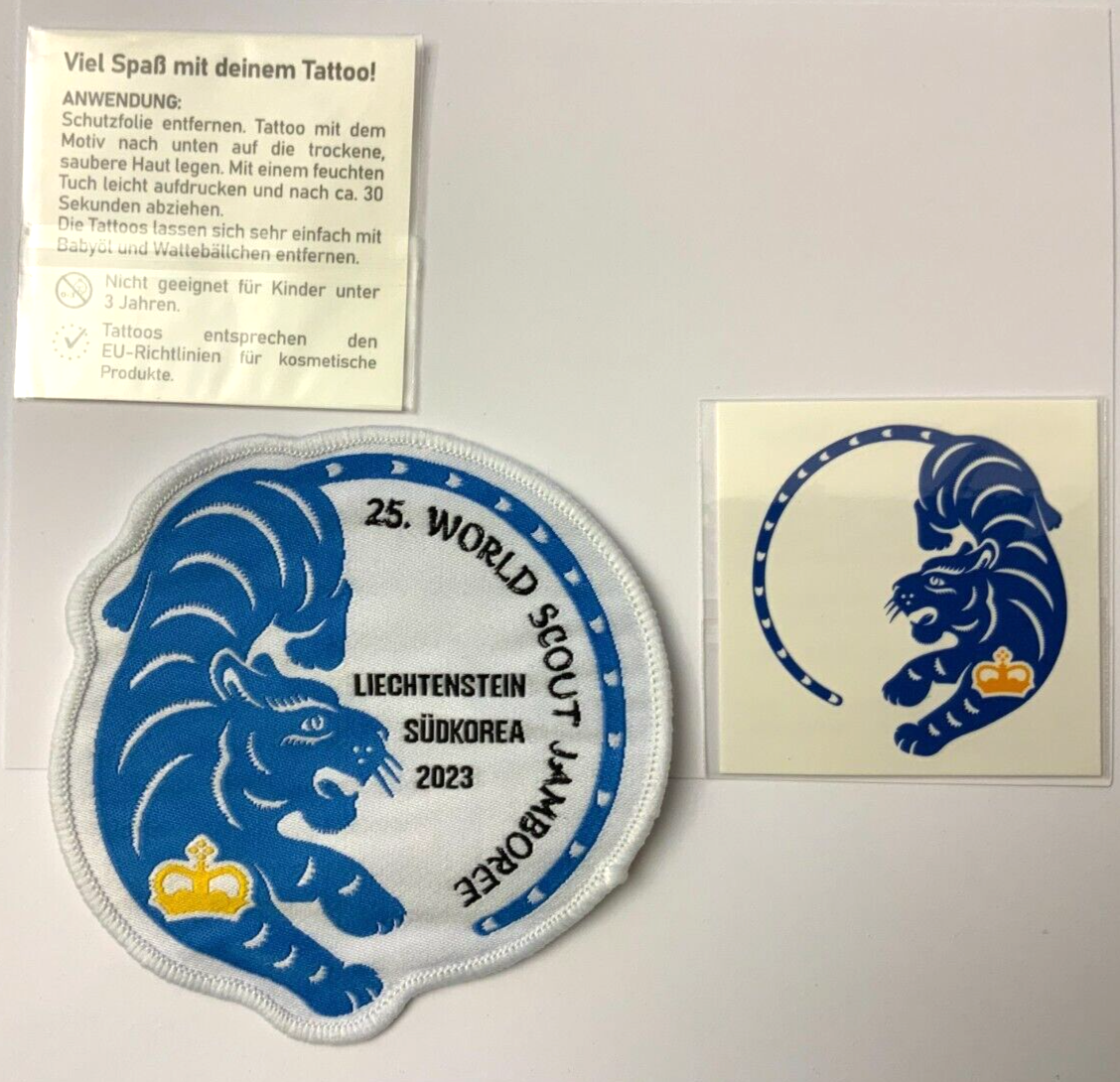 25th World Scout Jamboree WSJ Korea 2023. Liechtensteiner Contingent | eBay