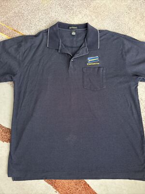 Vintage 90s Blockbuster Video Employee Polo Shirt Size XXL DC ...