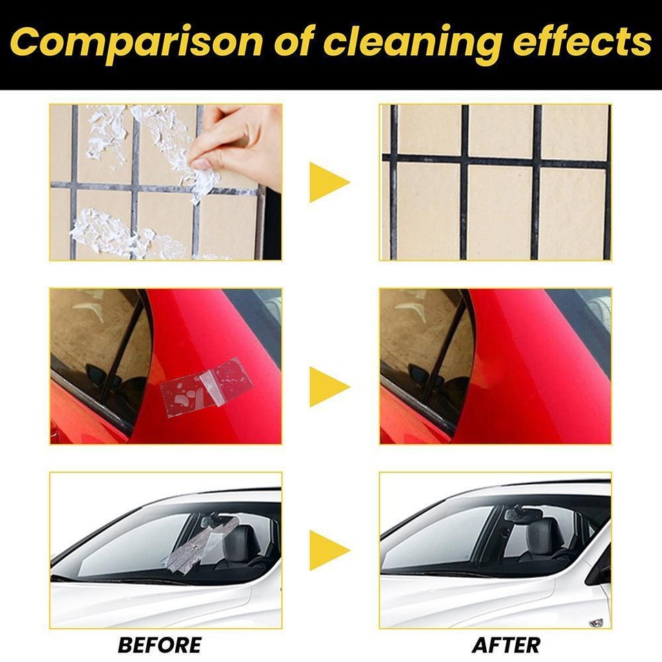 Sticky Residue Remover Car Window Glue Remover Cleaning Agent A5U7 60ml ...