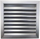 Fixed Louvre Extractor Fan Ventilation Grille Aluminium Finish with ...