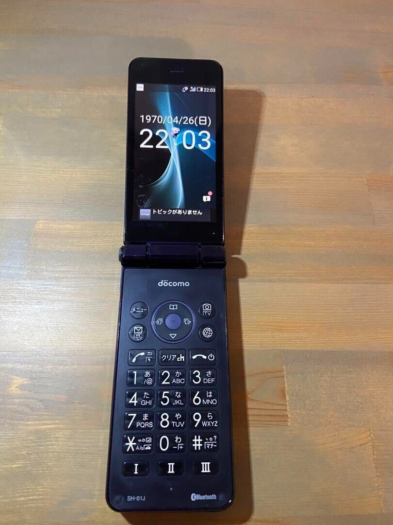 SHARP SH-01J AQUOS mobile phone blue black unlocked From Japan | eBay