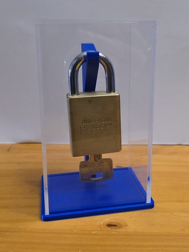 Custom Padlock Acrylic Display Stand- Lock Collector Shelf Case ...