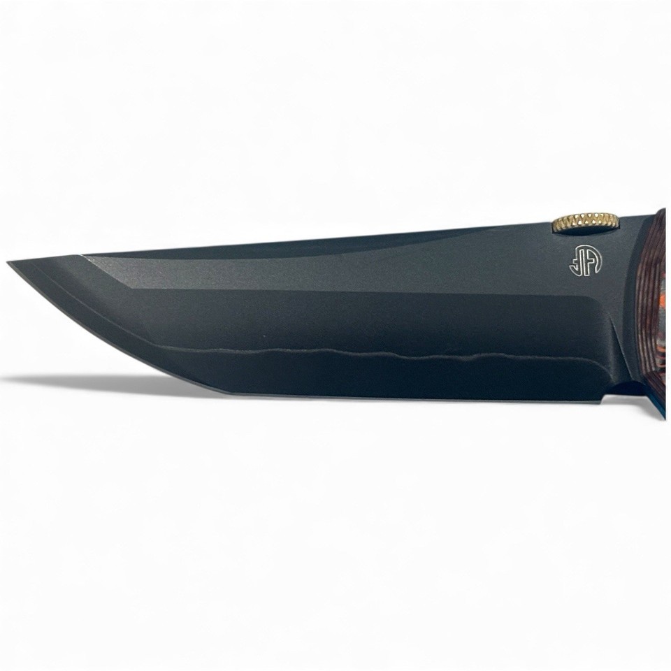 NORTH MOUNTAIN CHOP 2 RED CARBON FIBER SLD MAGIC BLADE BOTTON LOCK WITH ...