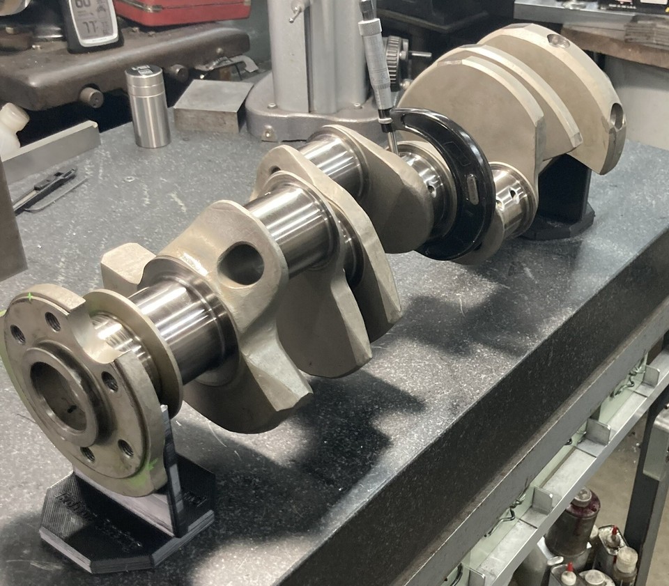 CrankShaft Inspection Stands (2) 3D Printed ASA Crank Shaft Measurement ...