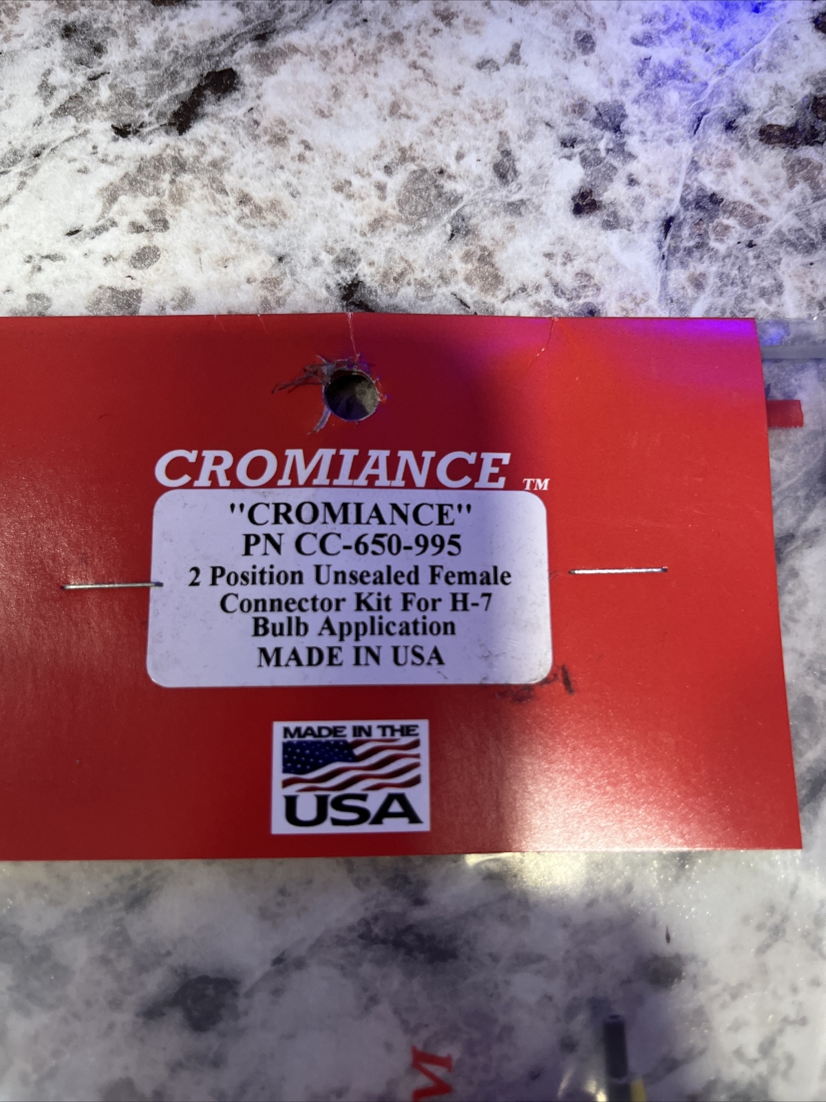 Chromiance CC-650-995 2 Position Unsealed Female Connector H7 Bulb ...