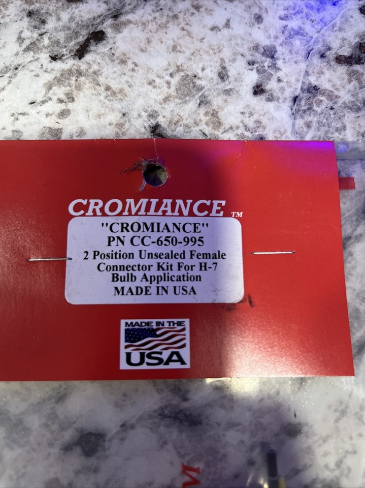 Chromiance CC-650-995 2 Position Unsealed Female Connector H7 Bulb ...