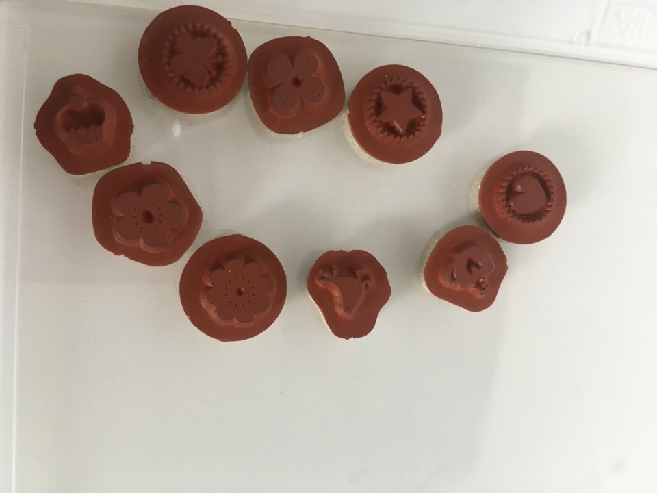 Stampin Up Itty Bitty Bits Clear Mount Stamp Set 9 Card Making Tiny Mug ...