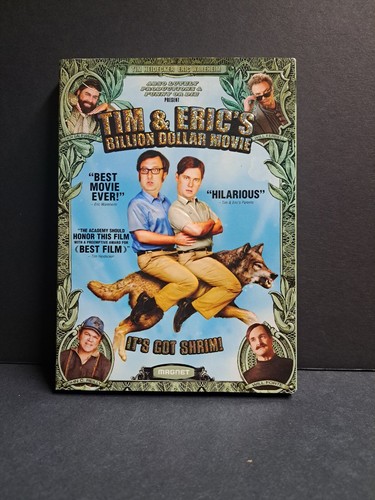 SEALED Tim and Eric's Billion Dollar Movie (DVD, 2012) With Slip Cover ...