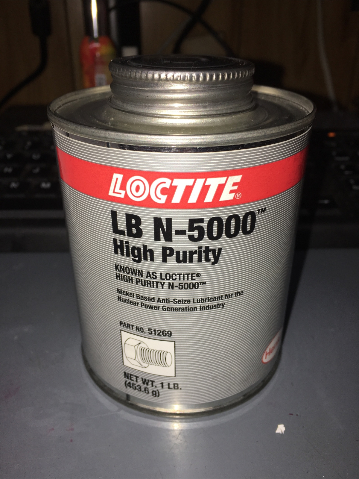 Loctite LB N-5000 (51269) High Purity Nickel Based Anti-Seize Lubricant ...