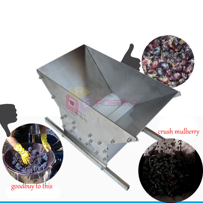 Electric Grape Crusher Wine Brewing Equipment Grape Crushing Machine 2 ...