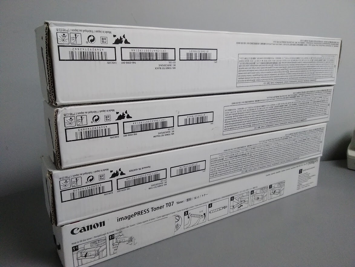 Canon imagePRESS T07 Toner Set for C170, C165 | eBay