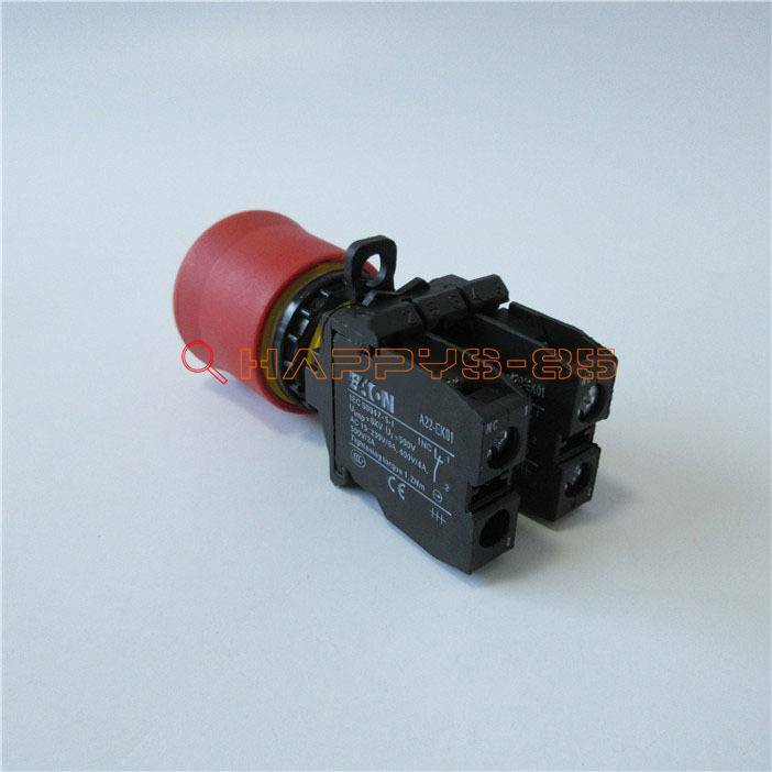 ONE EATON Straight pull emergency stop switch A22-RPV-K02 2NC New | eBay