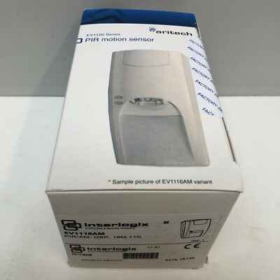 INTERLOGIX ARITECH GENERAL ELECTRIC PIR MOTION SENSOR EV1100 EV1116AM ...