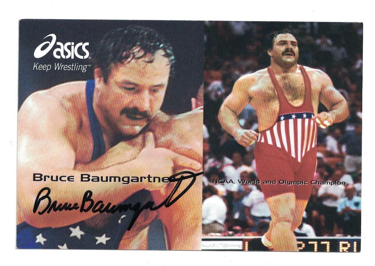 Bruce Baumgartner Signed Autographed 4x6 Photo Post Card Olympic ...