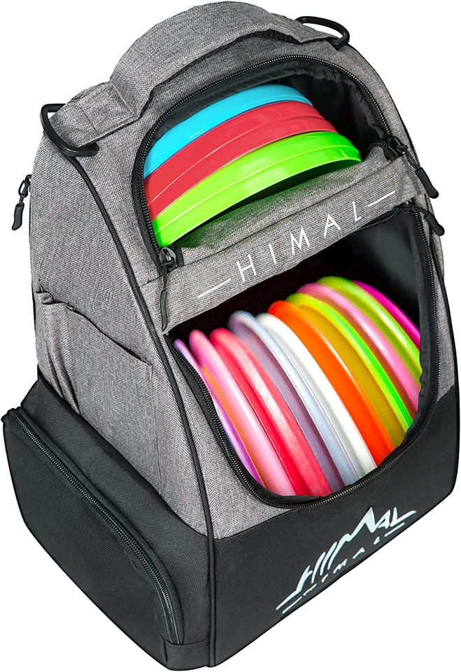 Disc Golf Bag with Large Capacity, Durable Disc Golf Backpack Holds 18 ...