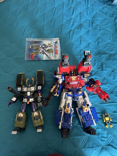Fans Hobby Third Party Armada Optimus, Overload, Megatron Lot Complete ...