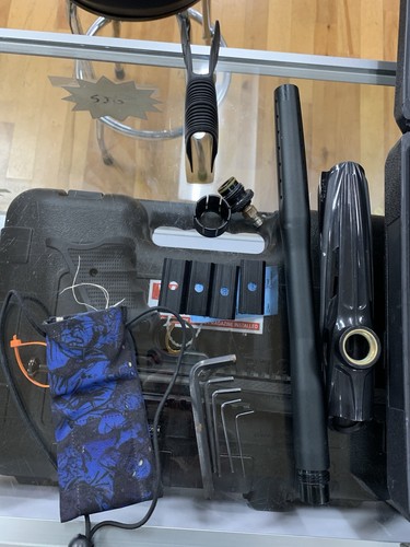GOG Extcy Paintball Marker Black Blue with Case, Tools | eBay
