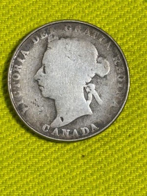 1889 Canada 25 Cents Silver Coin Circulated | eBay