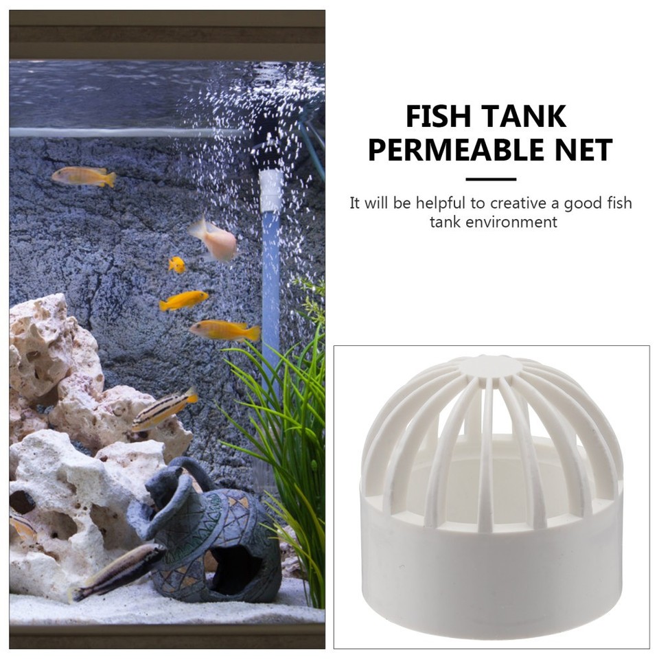 2 PCS Aquarium Overflow Cover Fish Tank Screen Clear Mesh Netting ...