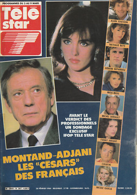 TV Star No. 387 - 28/02/1984 - Isabelle Adjani - Yves Montand - Sheila ...