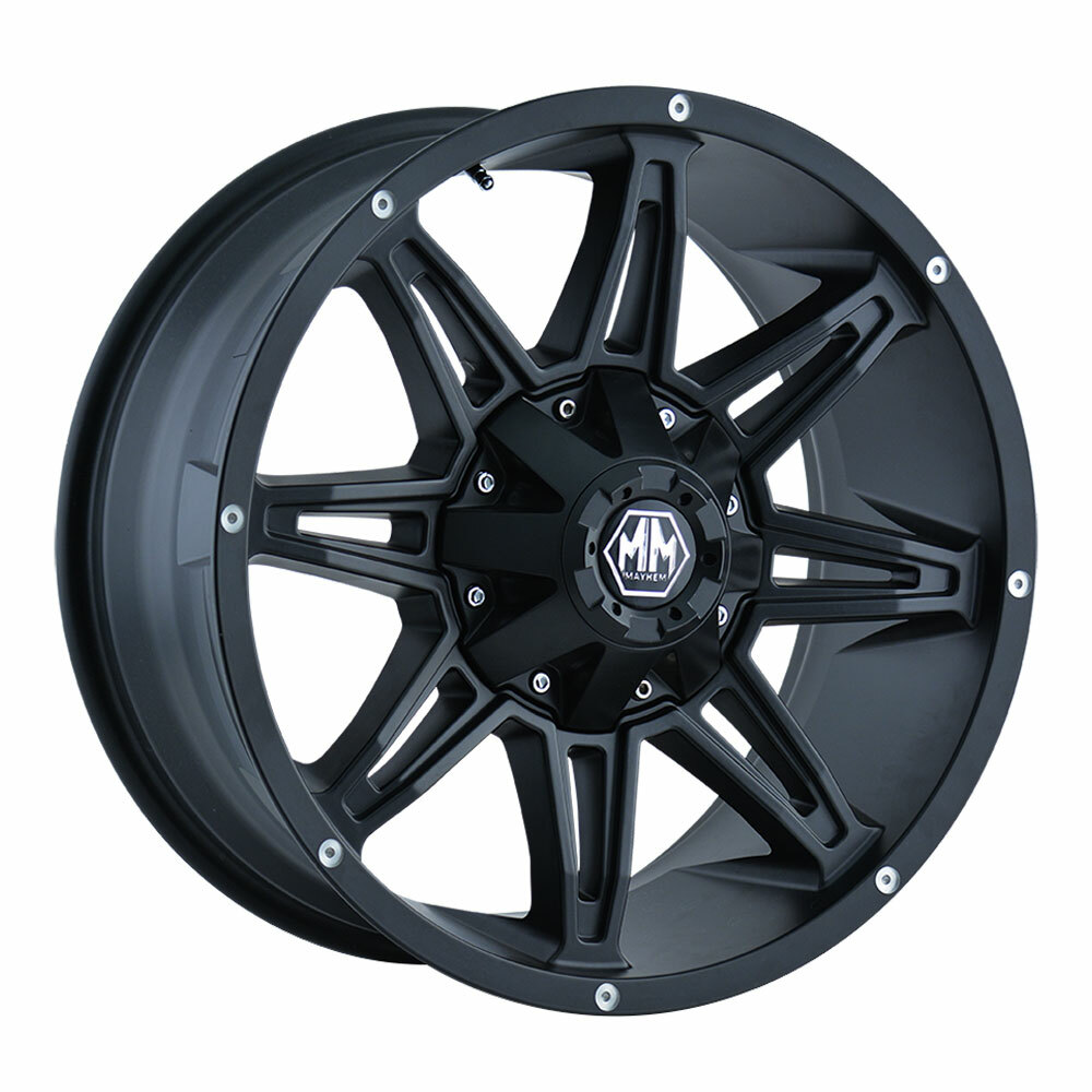 MAYHEM 8090 Rampage Rim 20X9 5x127/5x139.7 Offset 0 Matte Black ...