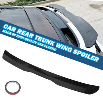 Glossy Black Rear Roof Spoiler Boot Lip For Vauxhall Corsa III (D) S07 ...